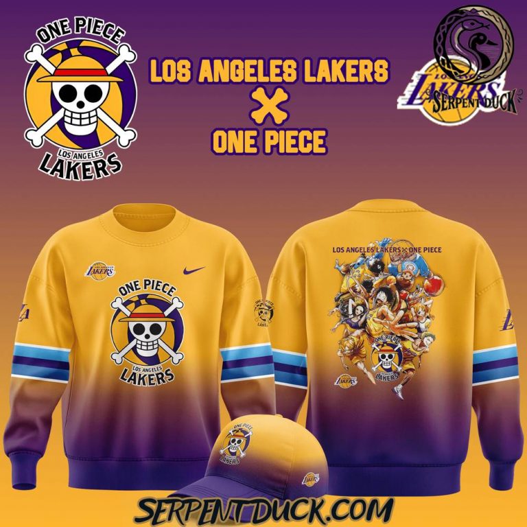 Los Angeles Lakers X One Piece Sweatshirt - Serpentduck
